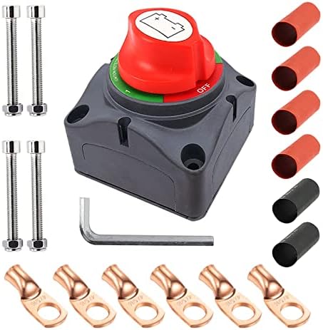 HELLA 002843011 2843 Series 50A Rating Battery Master Switch, Battery ...