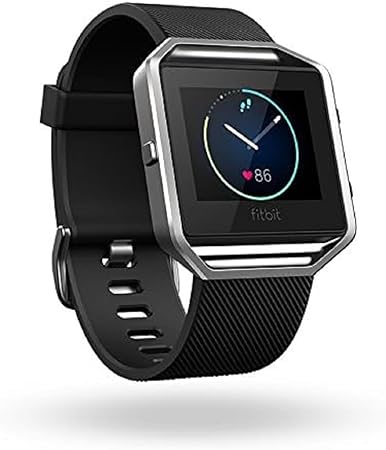 Amazon.com: Fitbit Blaze Smart Fitness Watch,Time Display Black, Silver ...