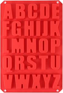 Amazon.com: Rectangular Alphabet Baking English Cake Tray Digital Tool ...