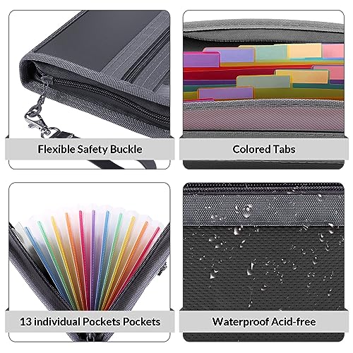 Snapklik.com : Small Accordion File Organizer, Receipt Coupon Organizer ...