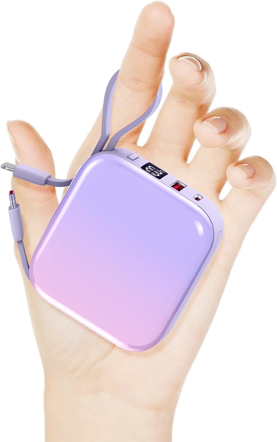 Amazon.com: Mini Portable Charger Power Bank,22.5W 10000mAh Fast ...