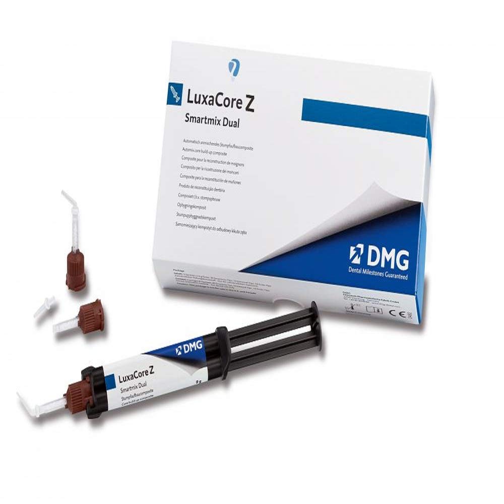 DMG LuxaCore Z Smartmix Dental Core Build Up Material 2x8gm Syringe ...
