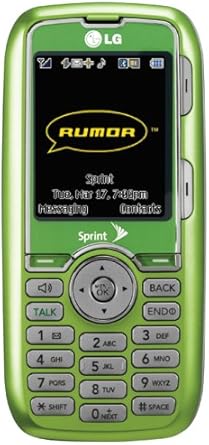 Amazon.com: LG Rumor LG260 Phone, Green (Sprint) : Sports & Outdoors