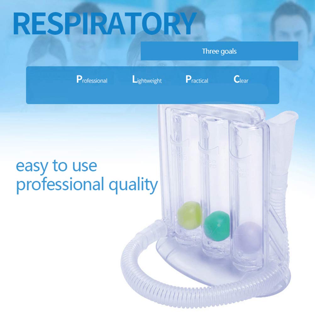 Buy Deep Breathing Exerciser, ZBAN Breathing Trainer Device 3 Ball ...