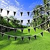 Amazon.com: Consummate 100 Feet Black Pennant Banners Flags String ...