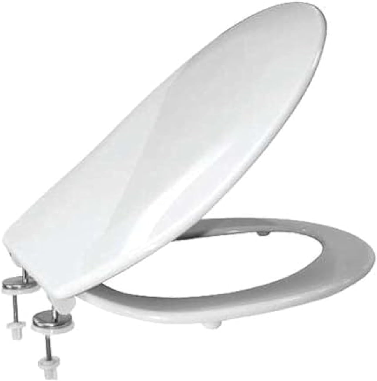 Saudi Ceramics SC1 Andra Toilet Seat Cover with Plastic Hinges, White ...