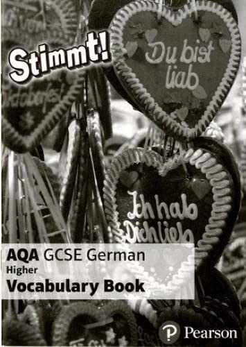Stimmt AQA GCSE German Higher Vocabulary Book (Stimmt Edexcel GCSE ...