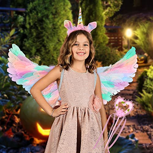 RosyFate Fairy wings girls, angel wings children,wings costume,magic ...