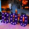 Amazon.com: Halloween Decorations Indoor-3 LED Marquee Light Up Letters ...
