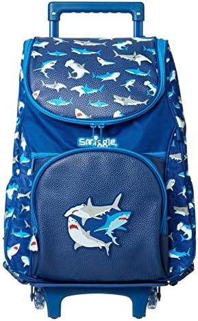 Smiggle Flow Trolley Backpack With Light Up Wheels Dark Blue : Buy ...