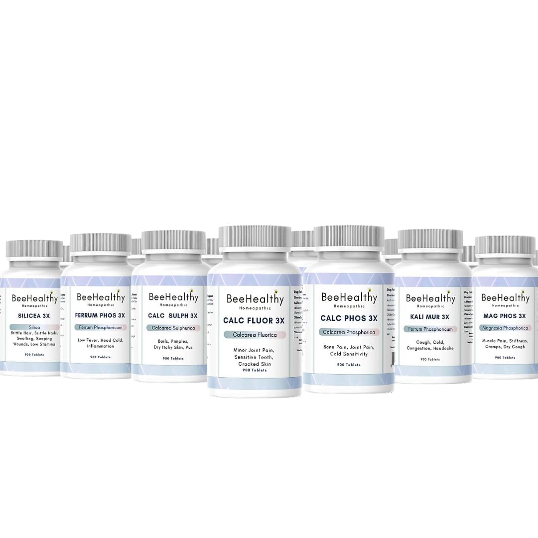 Amazon.com: Homeopathic Tissue/Cell Salts Bundle 3X, Dr. Schuessler ...