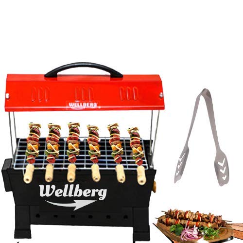 Wellberg Large Electric & Non-Electric Barbecue Grill & Tandoor Set ...