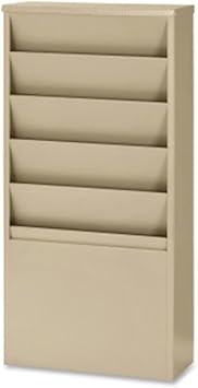 Amazon.com : Buddy Products 5 Pocket Display Rack, Steel, 4 x 20.375 x ...