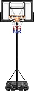 Amazon.com : Dripex Basketball Hoop Outdoor 10FT Adjustable Height ...