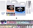 Amazon.com : LET'S RESIN 48pcs Concentrated Alcohol Ink Set, Vibrant ...