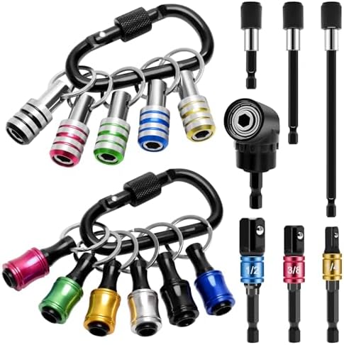 Windspeed 18Pcs Bit Holder Cool Gadgets, 1/4 Quick Release Bit Holder ...
