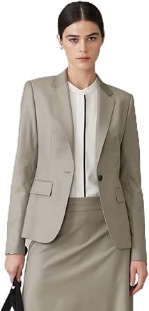 Amazon | [ICB] 【新色追加・セットアップ対応】Bahariye テーラードジャケット ライトカーキ系 8 | コート・ジャケット 通販