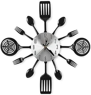Amazon.com: Timelike Kitchen Wall Clock, 3D Removable Modern Creative ...