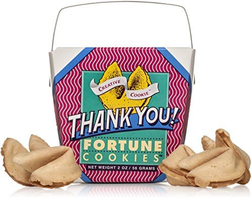Amazon.com: Thank You Gift Fortune Cookies In A Gift Box – 8 Pieces ...