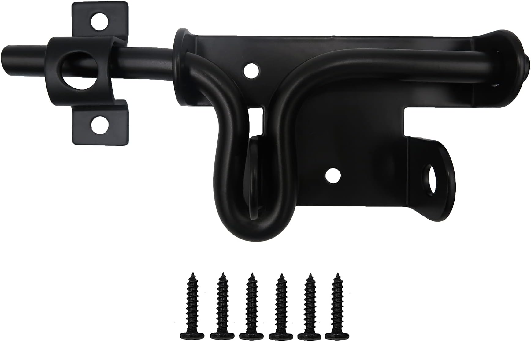 Amazon.com: CHIJANE Heavy Duty Slide Bolt Gate Latch with Padlock Hole ...