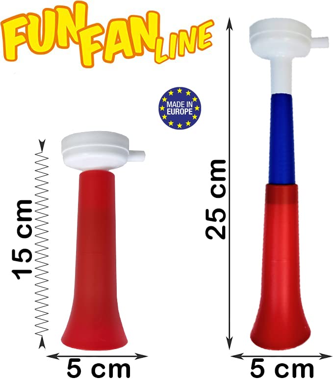 FUN FAN LINE – Vuvuzelas/Trumpets – Clubpalladio.nl