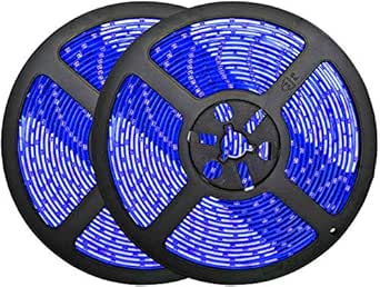 Amazon.com: 32.8ft Blue LED Strip Lights, Waterproof IP65 SMD2835 ...