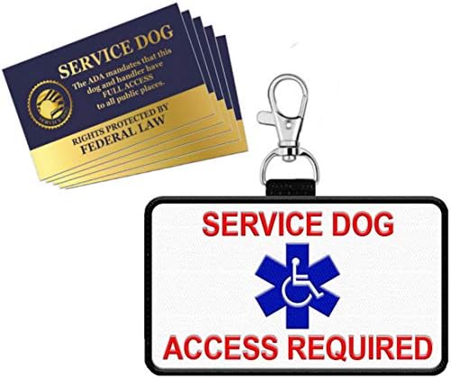 Amazon.com : “Registered Service Dog” Identification Patch Tag | Clips ...