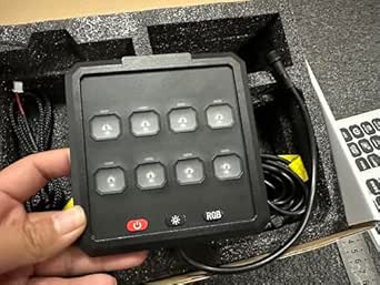 Amazon.com: 8Gang RGB Switch Panel with Memory Function Auto-Dimmable ...