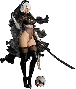 MABAIUDE 2B Figura 2B Estatua – 32 cm, tamaño grande, modelo de figura 2Byorha, estilo de ...