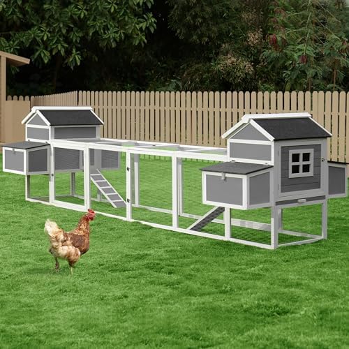 Amazon.com: Breltam 157" Large Chicken Coop Hen House Expandable Wooden ...