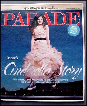 Hailee Steinfeld True Grit nominee Parade Magazine Cover + story ...