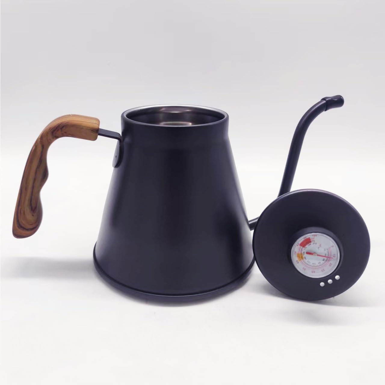 Amazon｜コーヒーケトル 細口 1200ML コーヒーポット ドリップ用 直火 IH対応 ドリップポット ステンレス製 ドリップケトルキャンプ ケトル 温度計付き やかん おしゃれ ...