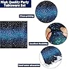 Amazon.com: 50 Guests Galaxy Party Starry Night Supplies Tableware Set ...