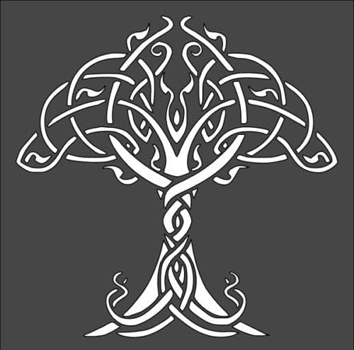 Amazon.com: Custom Stencil Celtic Tree of Life 5.5 x 5.5