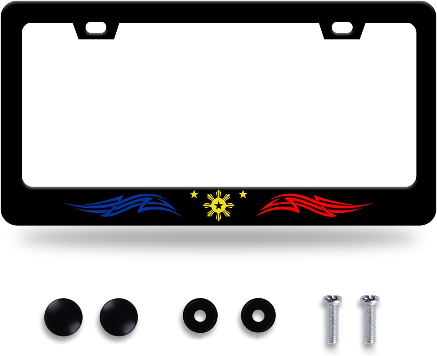 Amazon.com: Aluminum License Plate - Flag of Philippines (Filipino ...