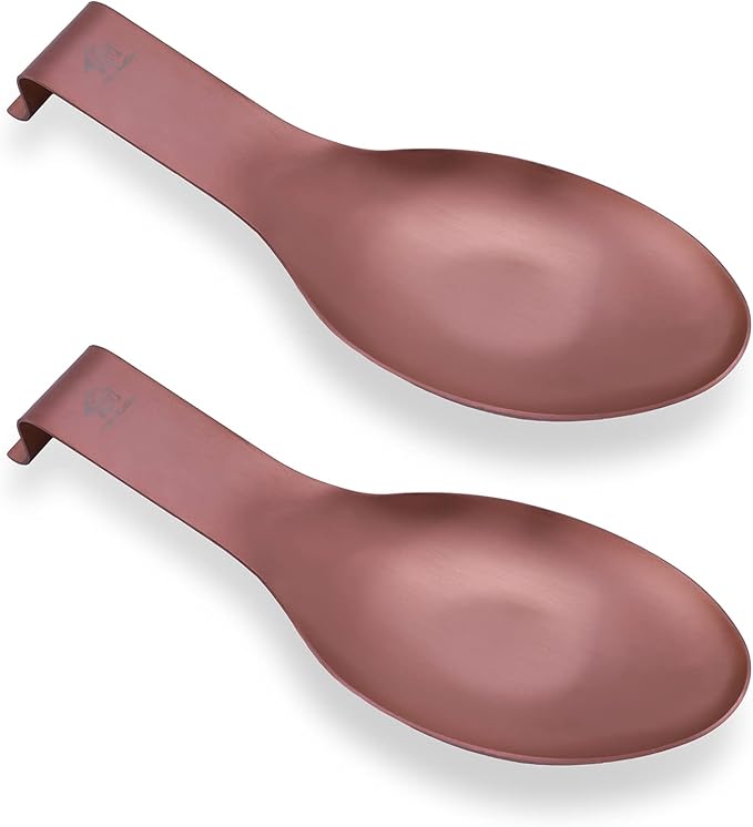 Amazon.com: Vila KuChe Stainless Steel Spoon Rest for Kitchen Spoon ...