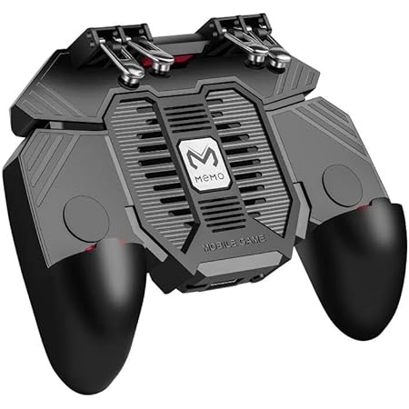 Amazon.com: Mobile Game Controller w/ L1R1 L2R2 Triggers [ 6 Finger ...