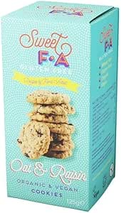 Sweet FA Gluten-Free 125g Oat & Raisin Cookies : Amazon.co.uk: Grocery