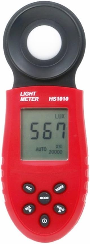 GS Portable HS1010 Light Meter Lux/FC Measure Tester 200,000 Lux ...
