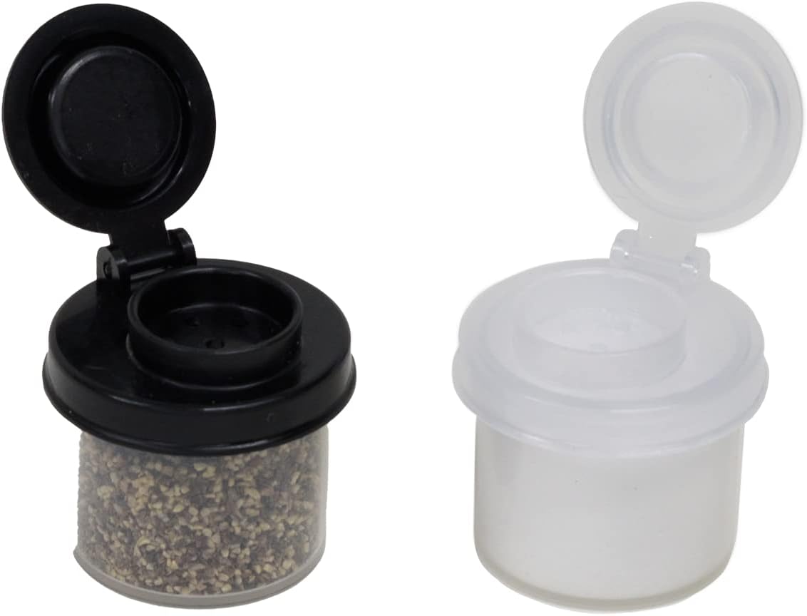 Amazon.com: Set of 4 Mini Salt and Pepper Shakers – 1oz BPA-Free ...