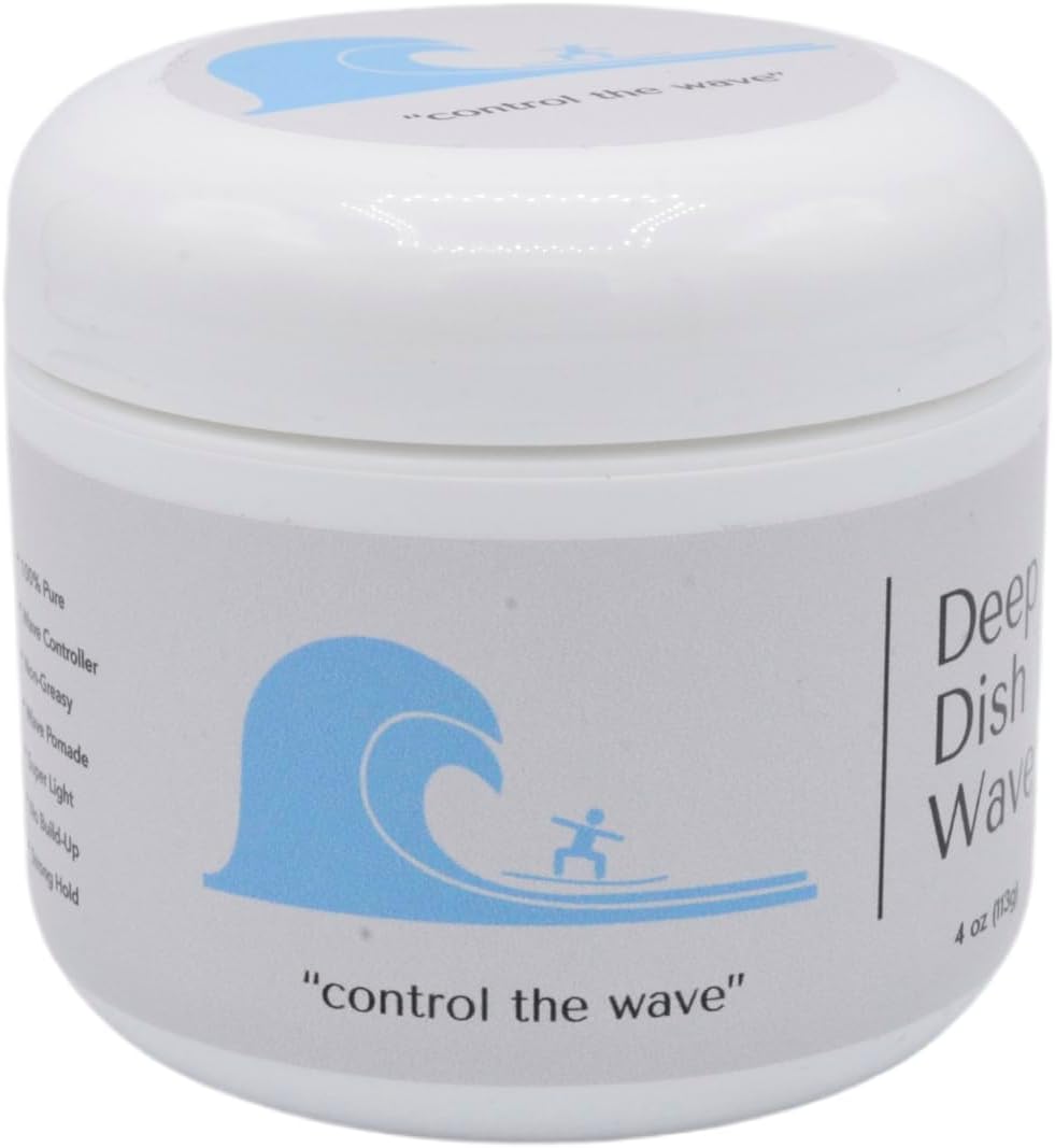 Amazon.com: Deep Dish Wave Pomade 100% Pure All Natural 360 Waves Hair ...