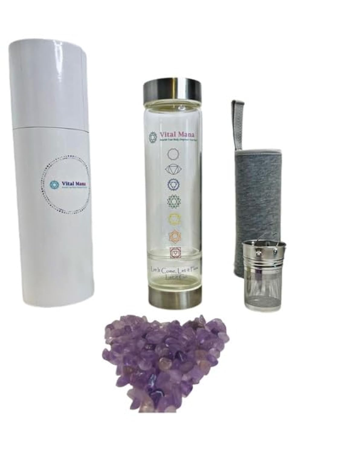 Amazon.com: Vital Mana-Leak Proof Loose Leaf Tea Steel Steeper and ...