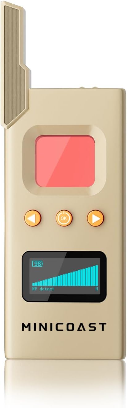 MINICOAST Hidden Camera Detectors, GPS Tracker Detector Bug Sweeper ...