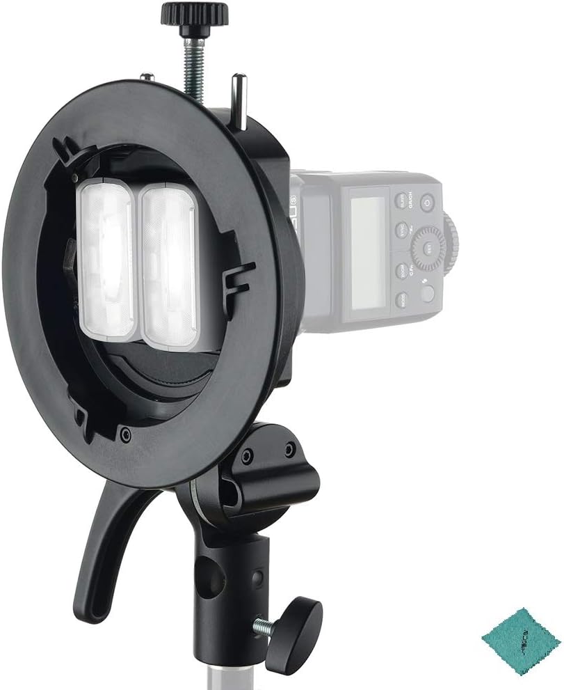 Amazon.com : Godox S Type Bracket Bowens Mount Holder for Speedlite ...