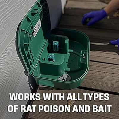 Buy Exterminators Choice - 2 Pack Large Rat Bait Station Boxes with 1 ...