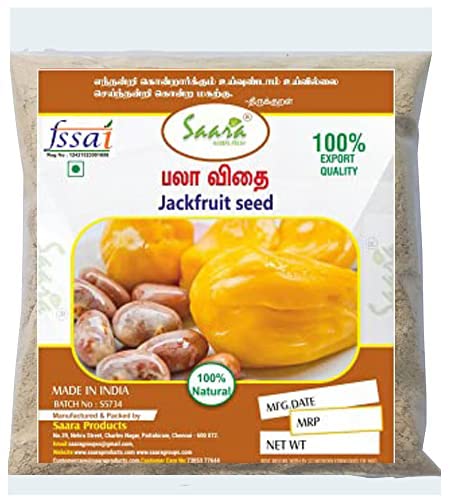Buy Saara HERBAL FRESH JackFruit Seed Powder, 400g, Kathal, Kothaal ...