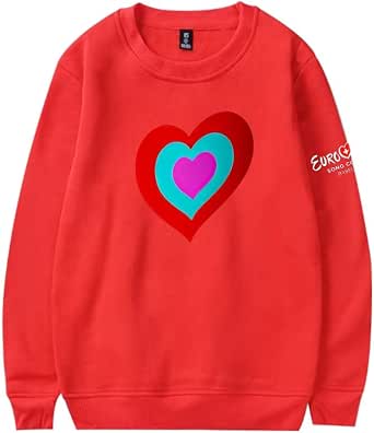 Amazon.com: Eurovision 2025 Heart Sweatshirt Eurovision Song Contest ...