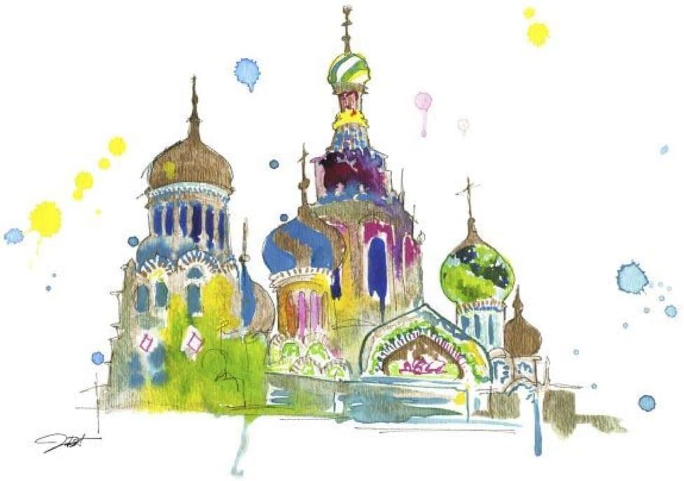 Amazon.com: Bruce McGaw Graphics A Little Slice of Russia by Jessica ...
