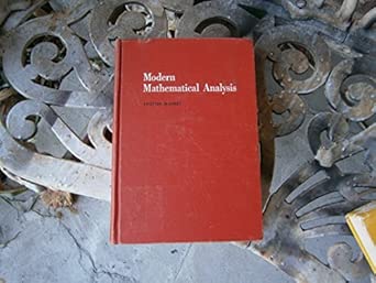 Buy Modern Mathematical Analysis Book Online at Low Prices in India ...