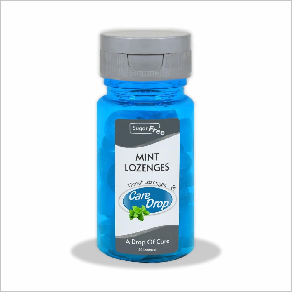 Buy Care Drop Mint Sugar Free Lozenges I 50 Lozenges, Relieves cough I ...